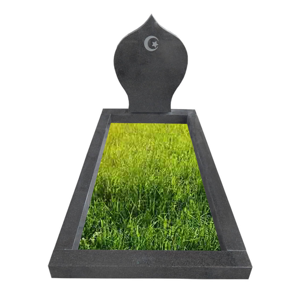 Simple muslim tombstone design from china supplier
