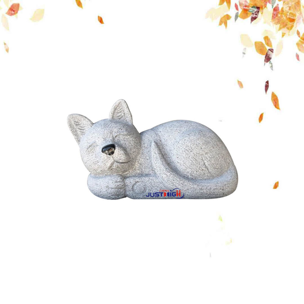 G654 cat monument granite sculpture wholesale