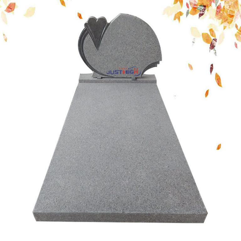 Polished white granite tombstone headstone customized design prices