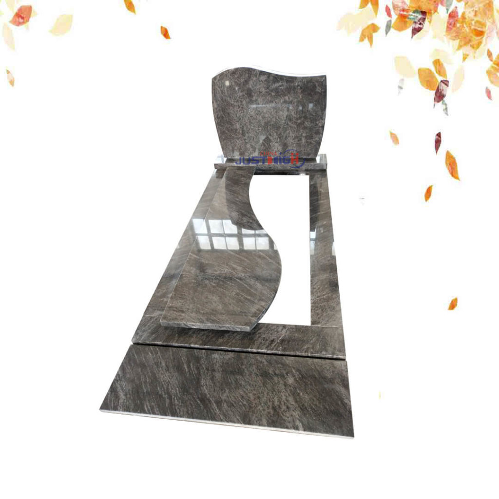 Bahama Blue modern granite gravestone wholesale