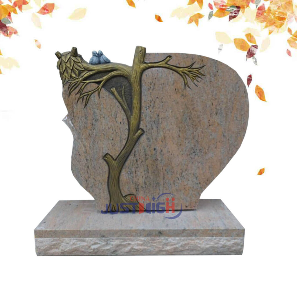 Wholesale tree shape granite headstone tombstone