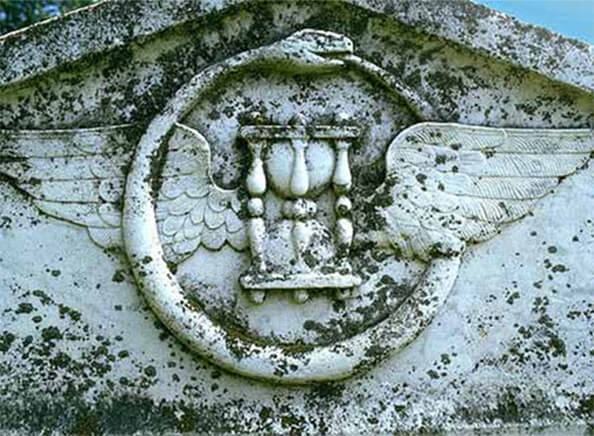 What does an hourglass mean on a gravestone? - Justhighstone