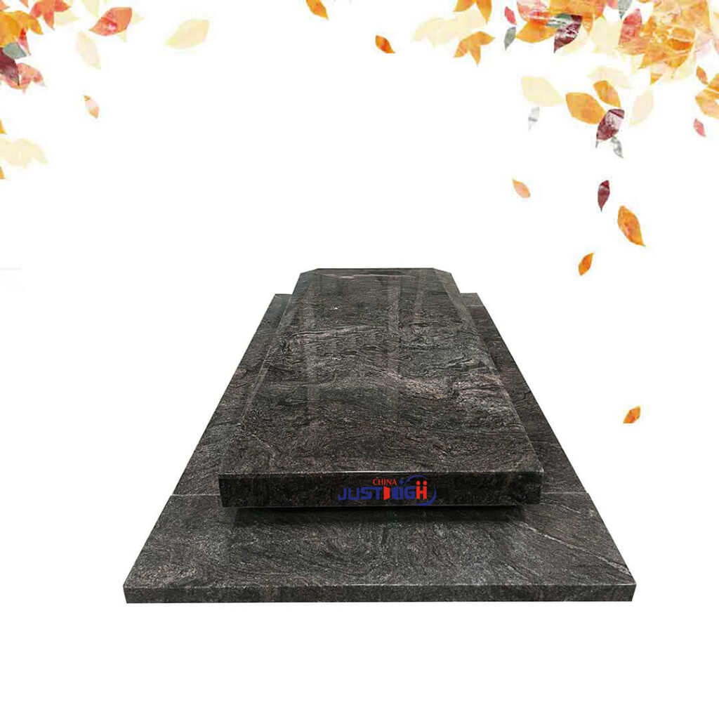 Paradiso Granite Flat Tombstone - Elegant & Timeless Memorials