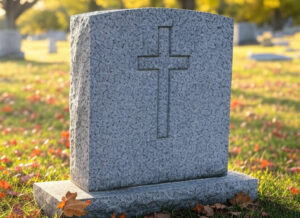 What is the Catholic symbol on a headstone?-Justhighstone