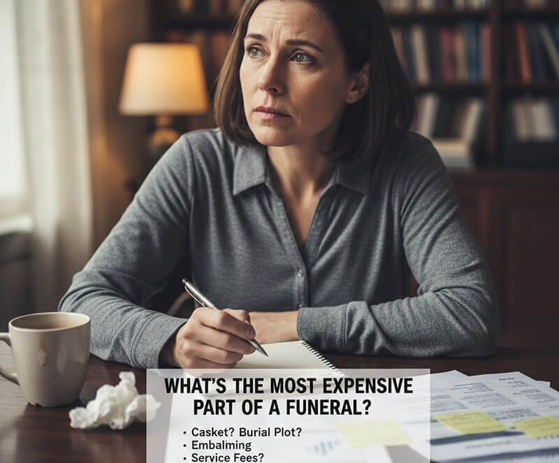 What's the most expensive part of a funeral?-Justhighstone